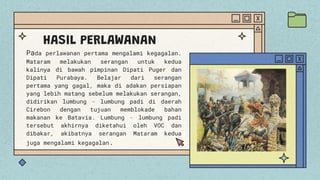 Udzryza sundari - Perlawanan Rakyat Mataram | PPT