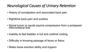 Urological Emergencies | PPTX