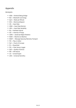 Unreal Engine IoT Project: Heartbeat | PDF
