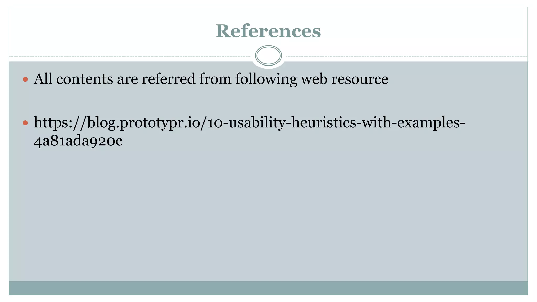 Usability Heuristics - Principles & Examples | PPTX