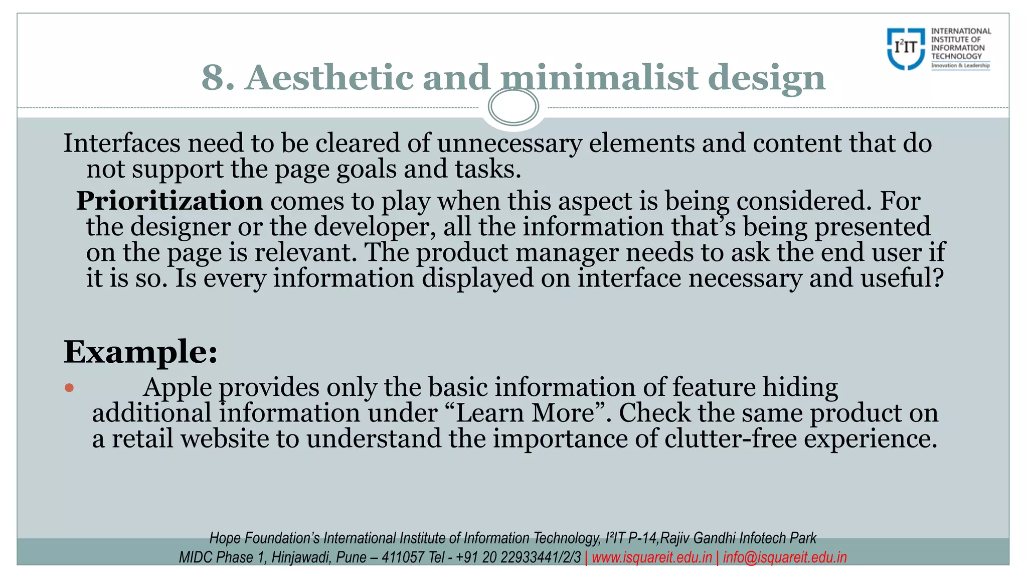 Usability Heuristics - Principles & Examples | PPT Usability Heuristics - Principles & Examples | PPT