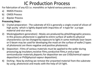 Introduction To Microelectronics | PPTX
