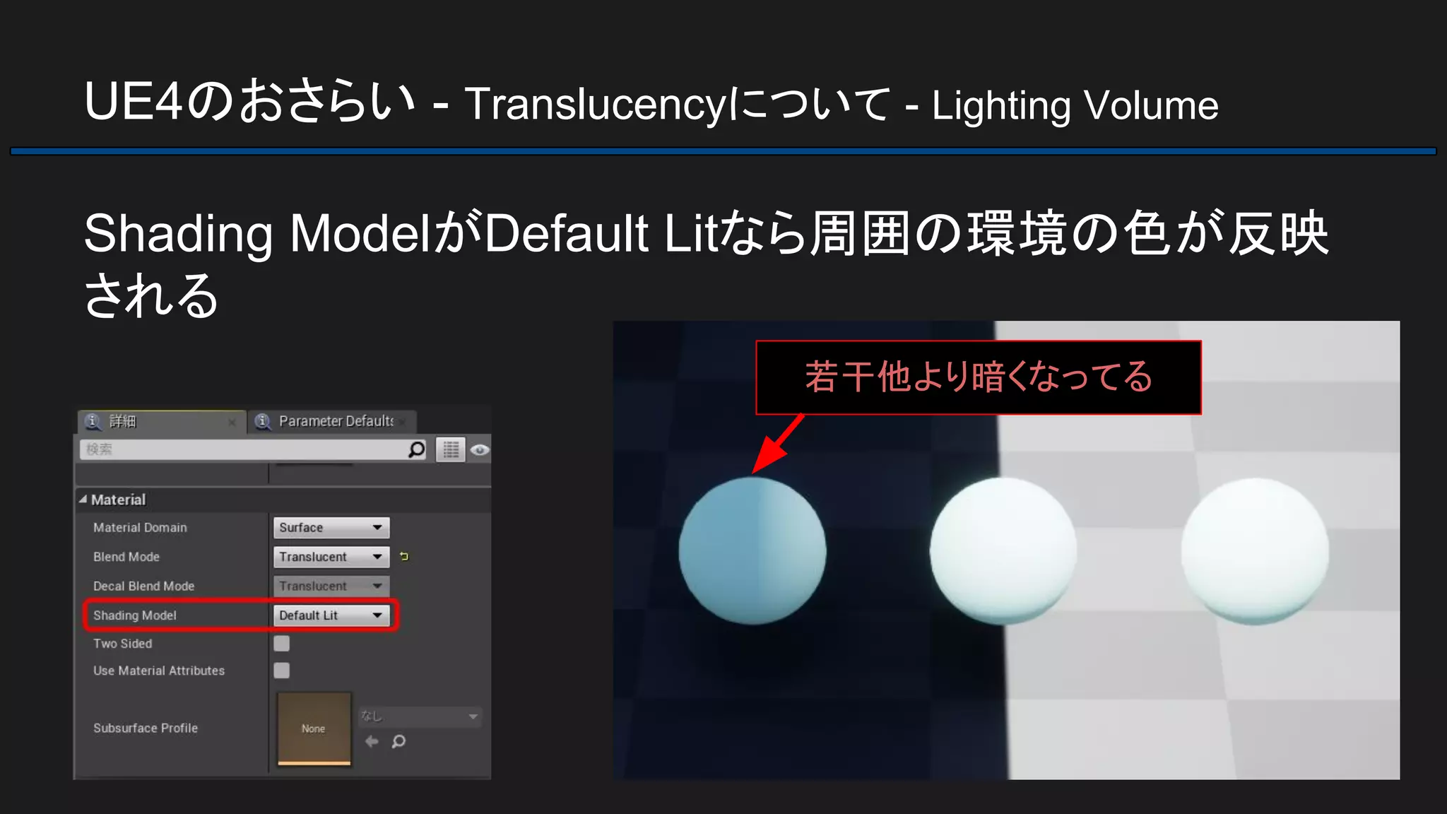 UE4でTranslucencyやUnlitに影を落としたい！ | PDF