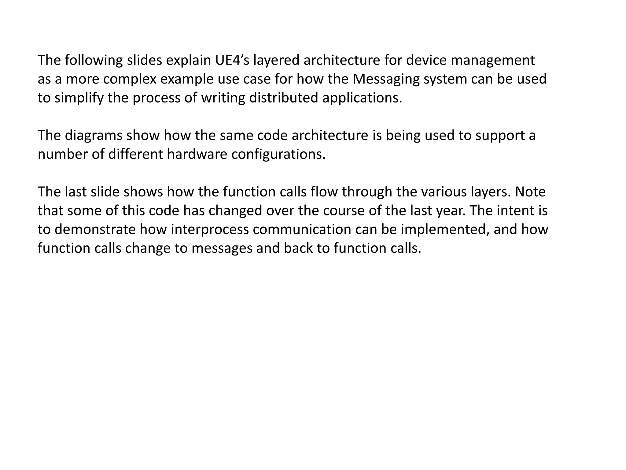 UE4 Twitch 2016 05-05: Unreal Message Bus Overview | PPTX | Operating Systems | Computer ...