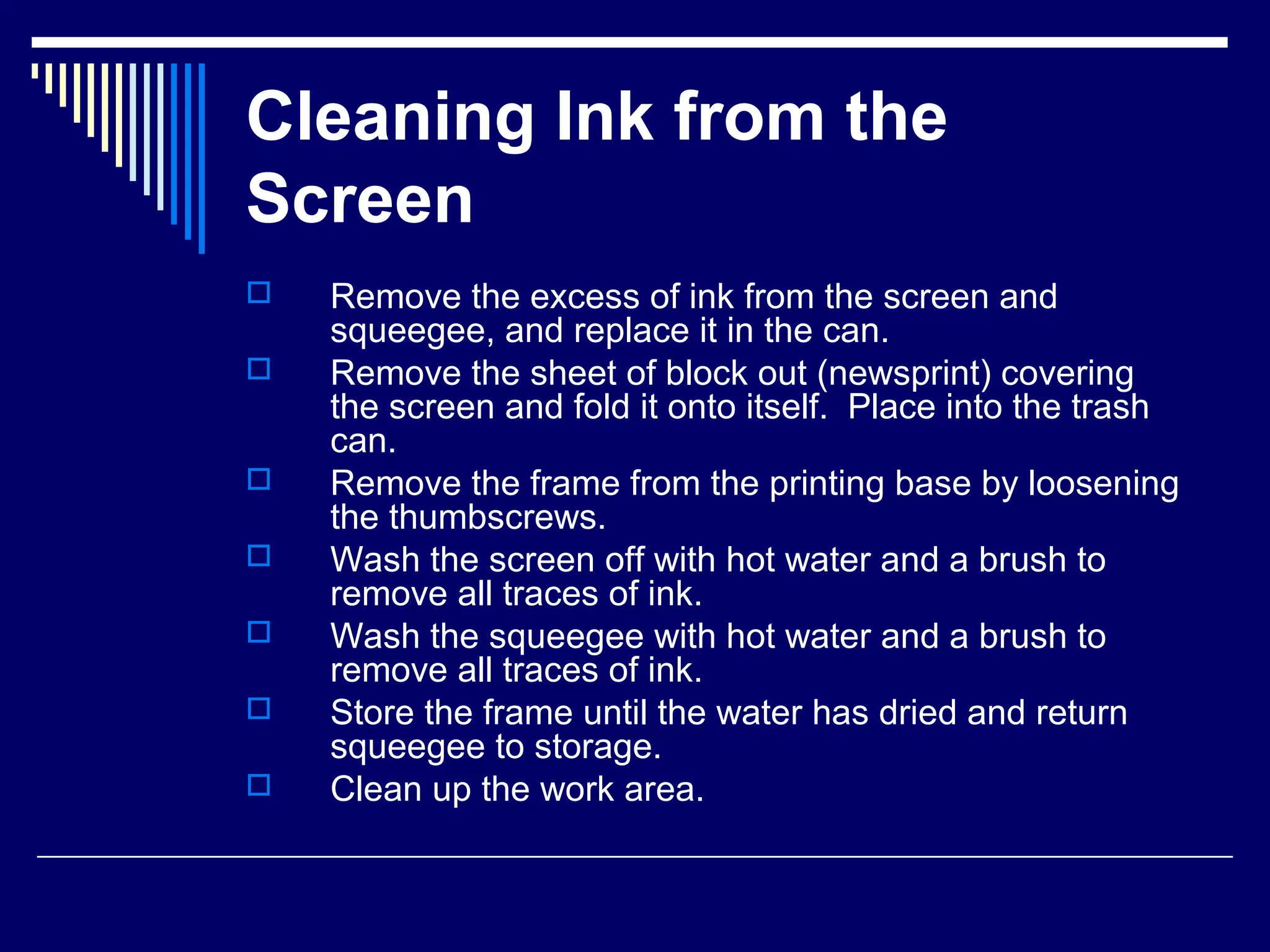 Screen printing | PPT