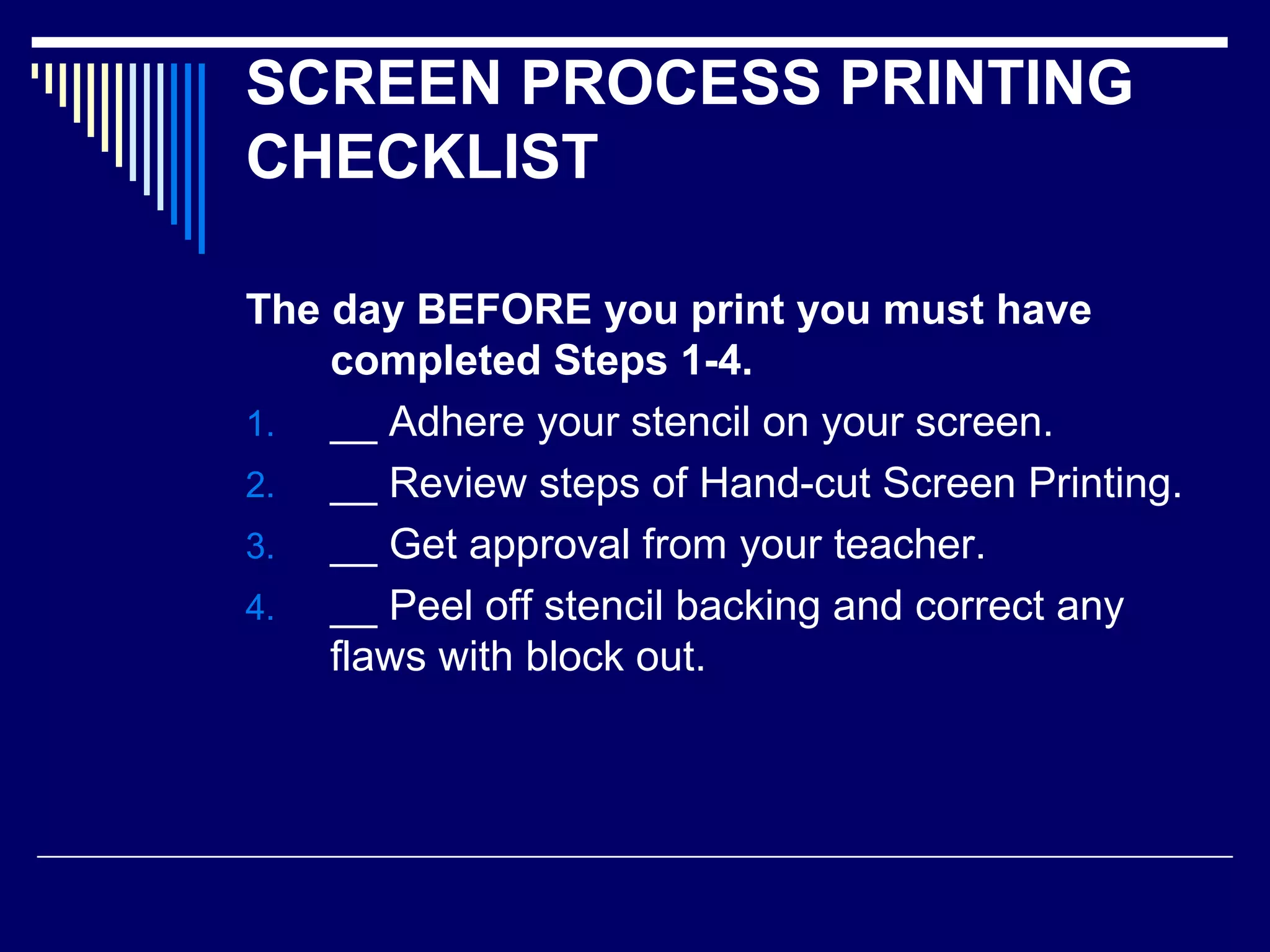 Screen printing | PPT