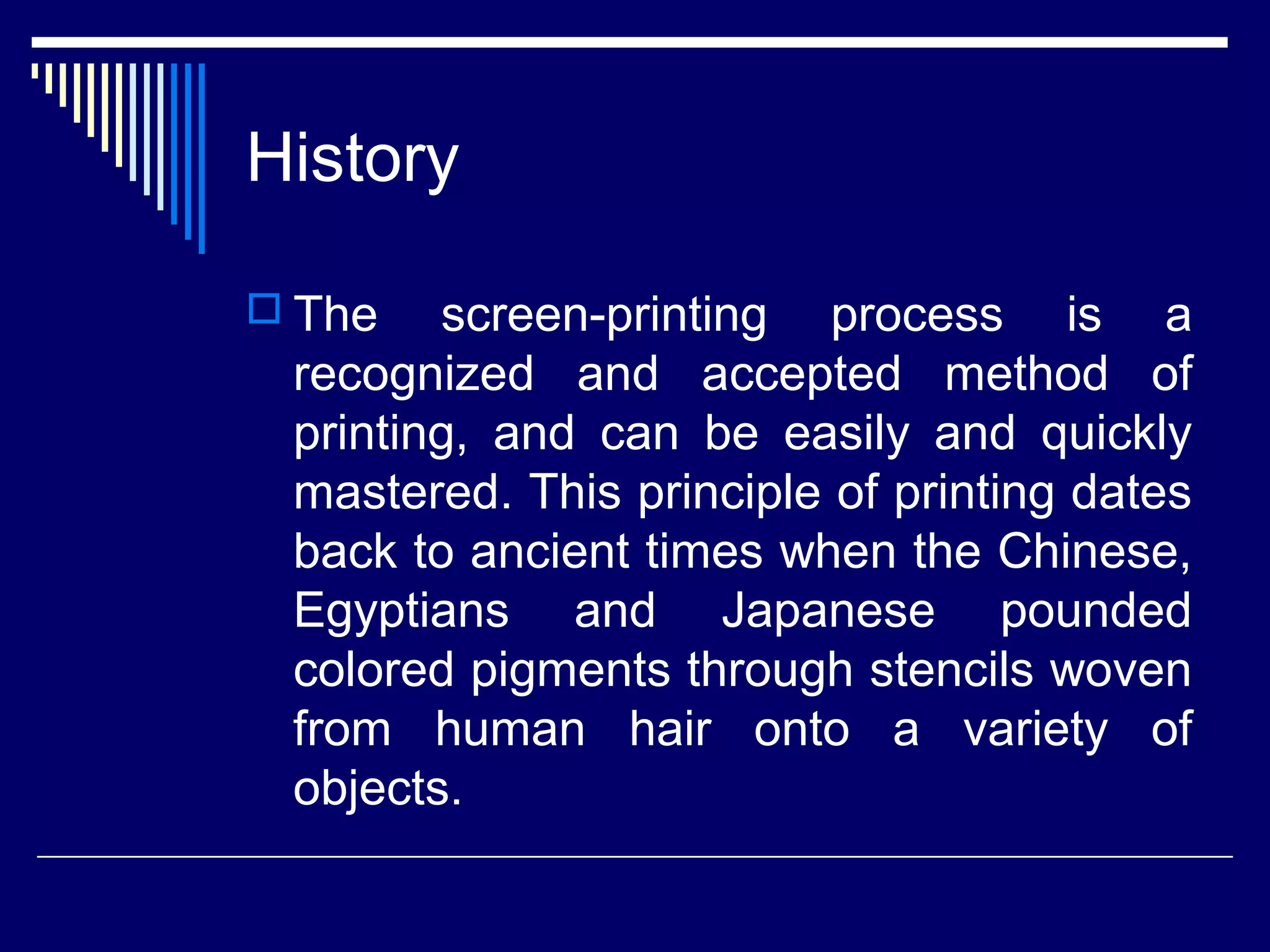 Screen printing | PPT