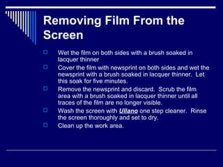 Screen printing | PPT