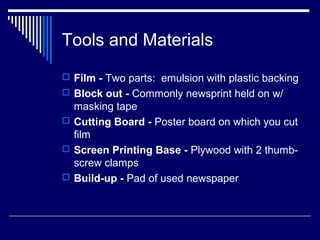 Screen printing | PPT