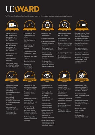 Uea award employer | PDF | Job Search | Careers