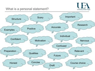 How to write a personal statement | PPT
