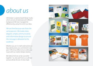 UEB Design Profile | PDF | Business | Business and Finance