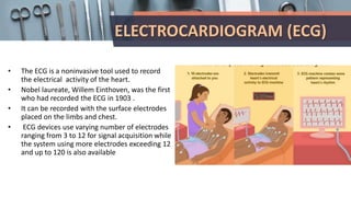 Medical Instrumentation- Biosignals, ECG | PPTX