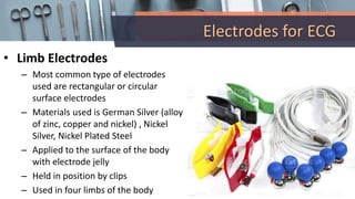 Medical Instrumentation- Biosignals, ECG | PPTX