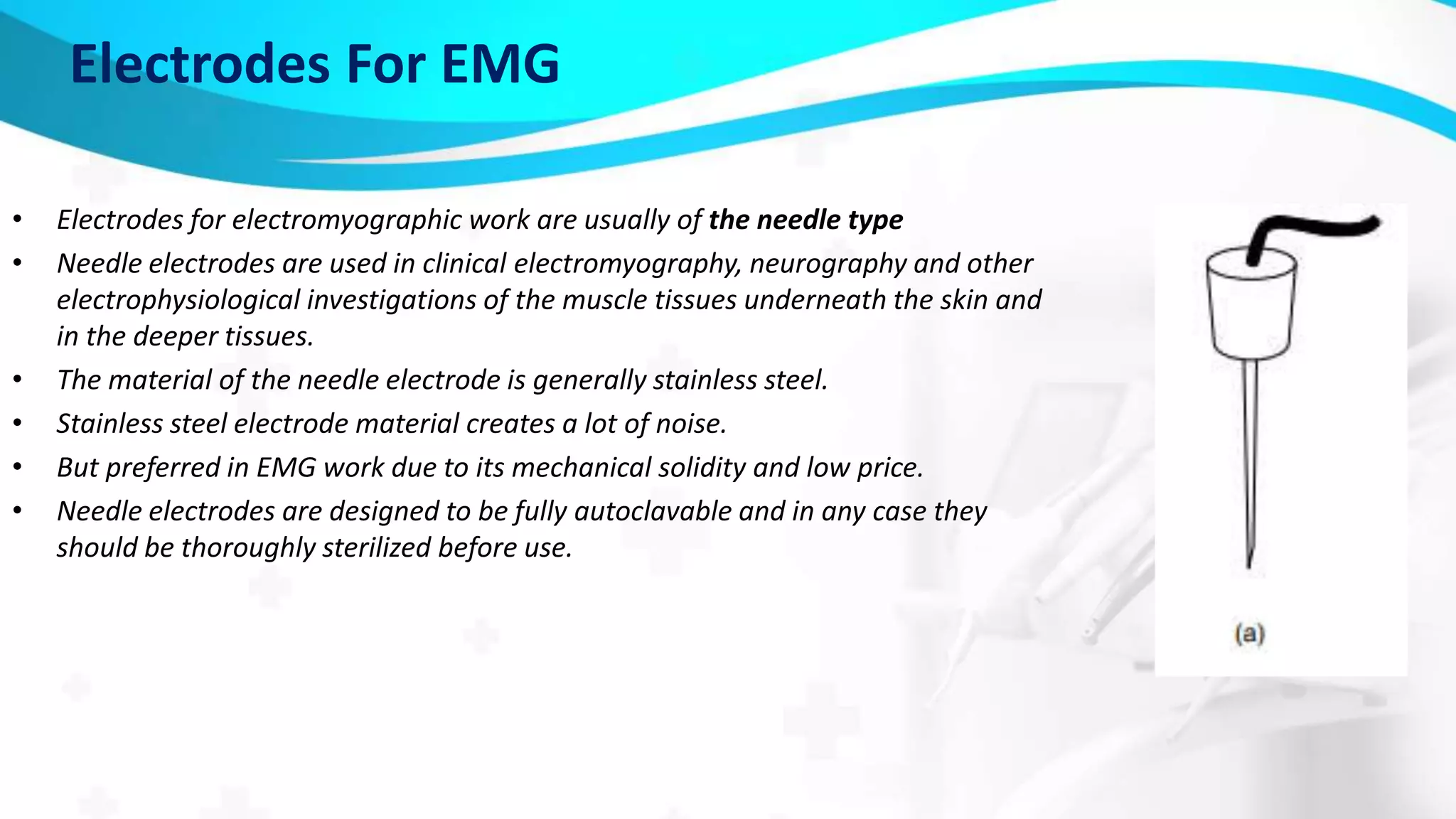 Medical Instrumentation- EMG,ERG,EOG,PCG | PPTX