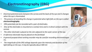 Medical Instrumentation- EMG,ERG,EOG,PCG | PPTX