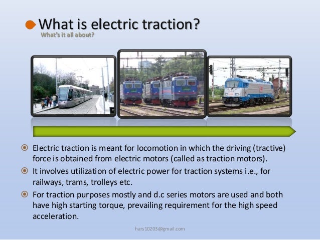 ELECTRIC RAILWAY(ELECTRIC TRACTION)