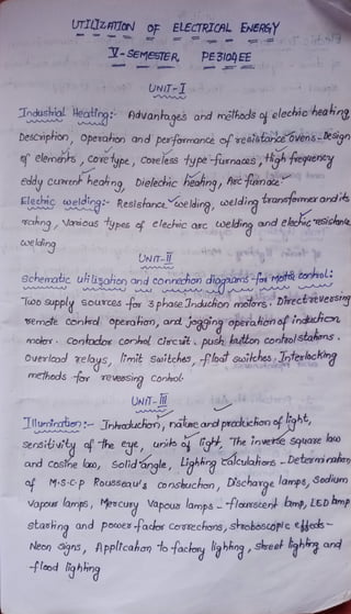 Utilization of Electrical Energy notes.pdf