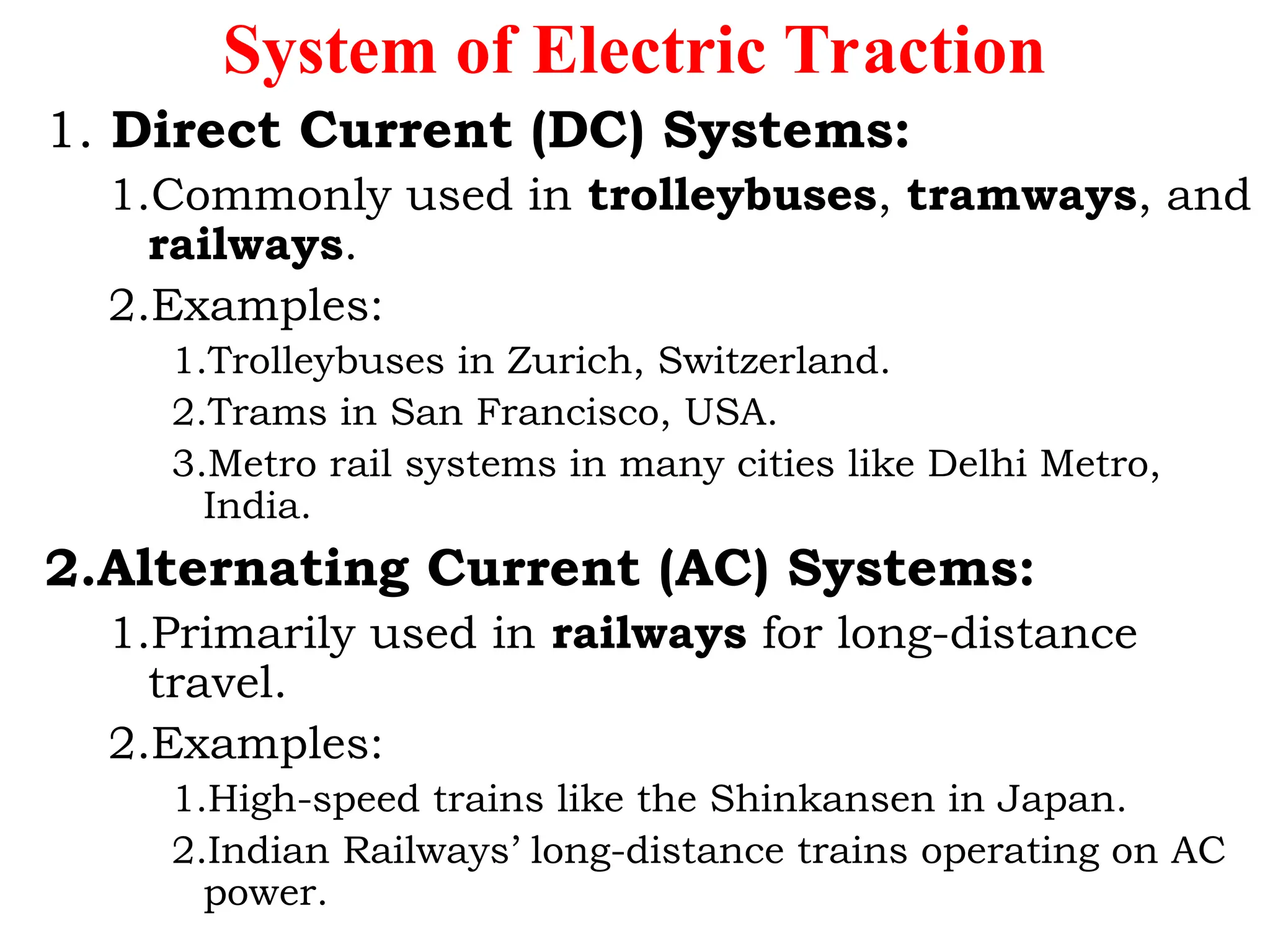 Traction Why do we need traction? Requirements of an IDEAL Traction ...