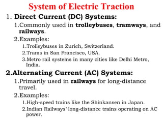 Traction Why do we need traction? Requirements of an IDEAL Traction ...