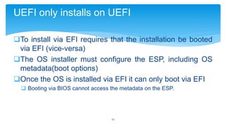 Unified Extensible Firmware Interface (UEFI) | PPTX