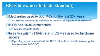 Unified Extensible Firmware Interface (UEFI) | PPTX