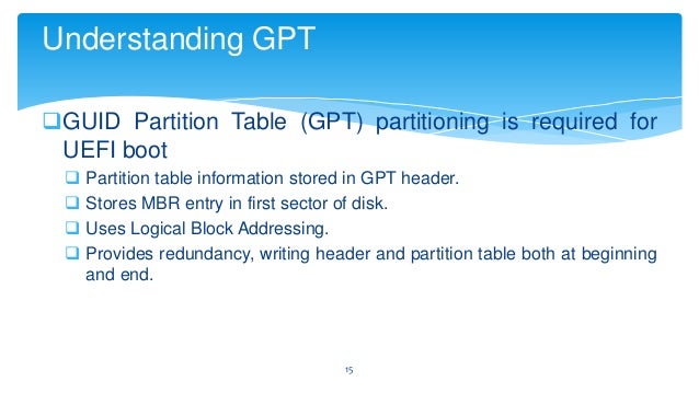 Unified Extensible Firmware Interface