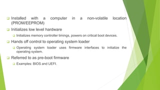 Uefi and bios | PPTX