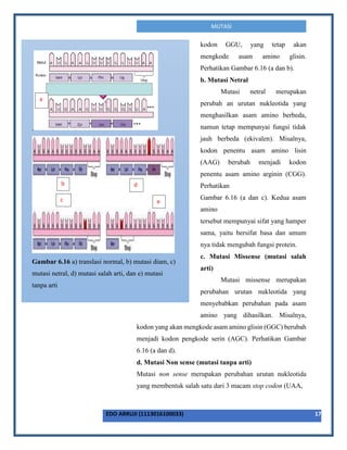 buku materi tentang mutasi | PDF