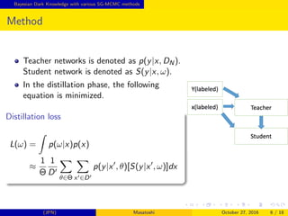 Bayesian Dark Knowledge and Matrix Factorization | PPT