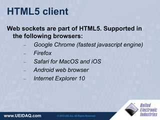 UEIPAC HMI | PPTX | Internet | Computing