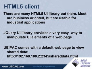 UEIPAC HMI | PPTX | Internet | Computing