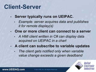 UEIPAC HMI | PPTX | Internet | Computing