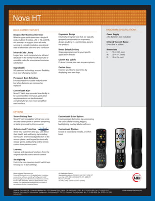 Uei Remote Controls | PDF