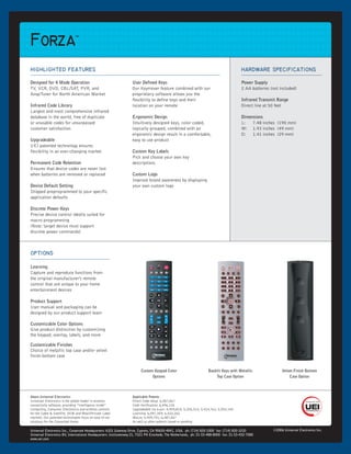 Uei Remote Controls | PDF