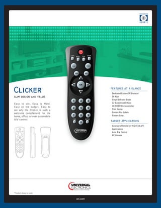 Uei Remote Controls | PDF