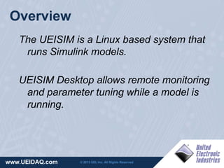 UEISIM Desktop | PPTX