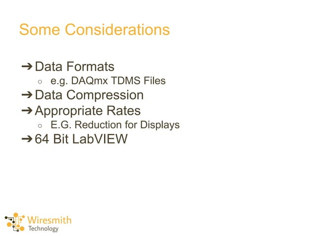 Managing Large Datasets in LabVIEW | PPT