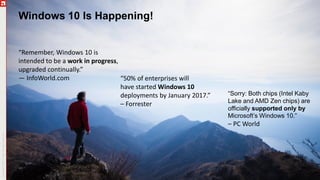 UEMB320: Windows 10: What We’ve Learned about Updating and Maintaining ...