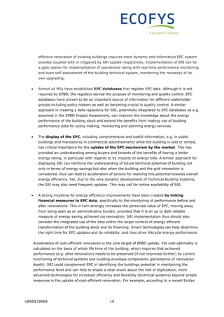 The Smart Readiness Indicator: A potential, forward-looking EPC complement? | PDF