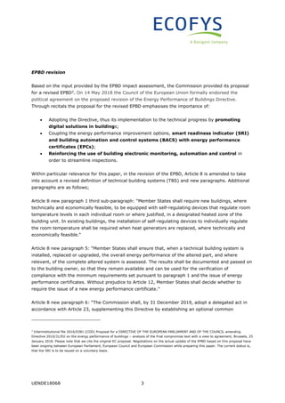 The Smart Readiness Indicator: A potential, forward-looking EPC ...