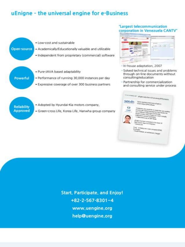 [uengine.org] uEngine Opensource BPMS introduction | PPTX