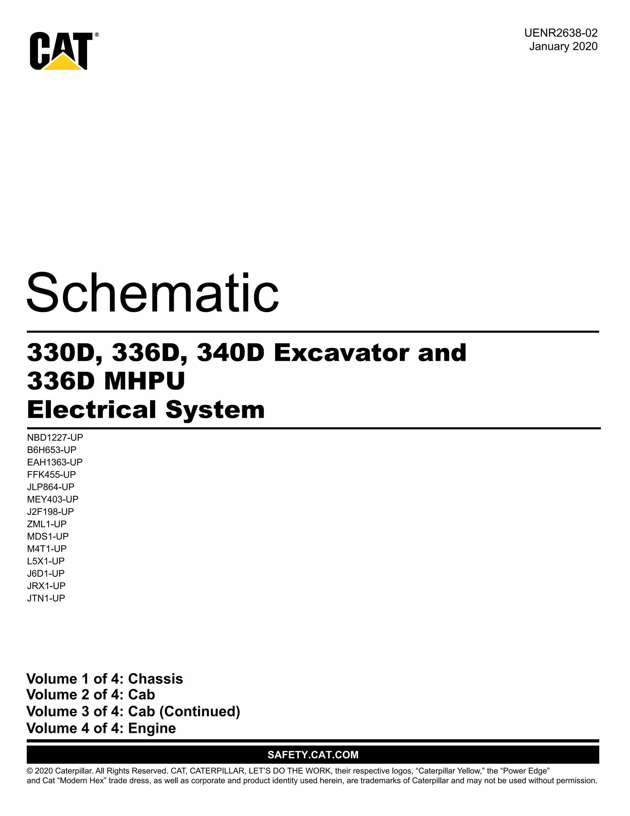 DIAGRAMA ELECTRICO INTERACTIVO CAT 336DL Uenr26380001 | PDF