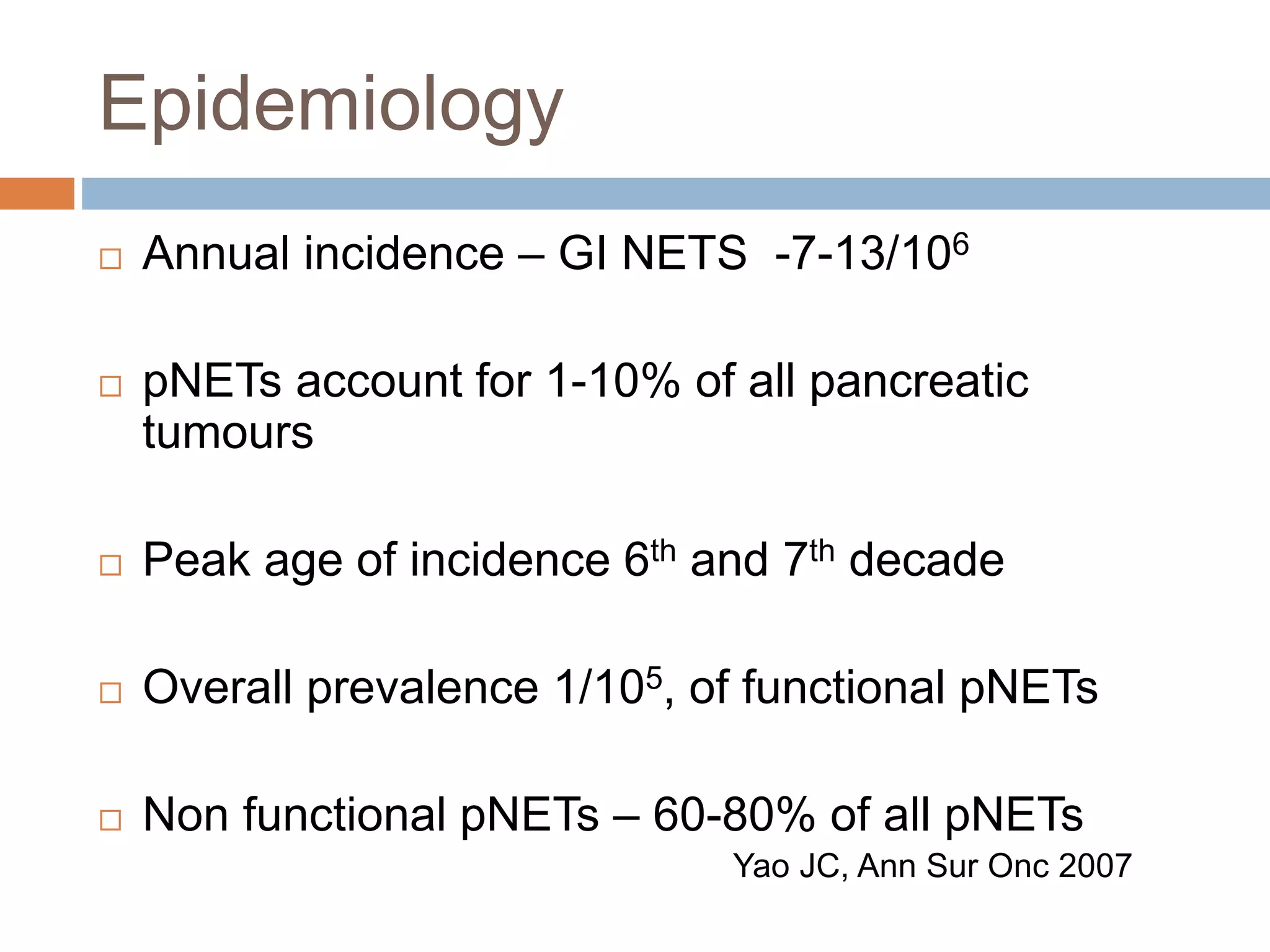pancreatic neuroendocrine tumors | PPTX