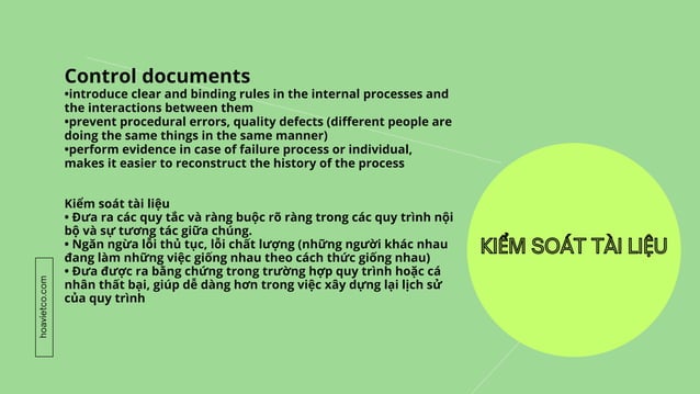 Quality control document | PPT