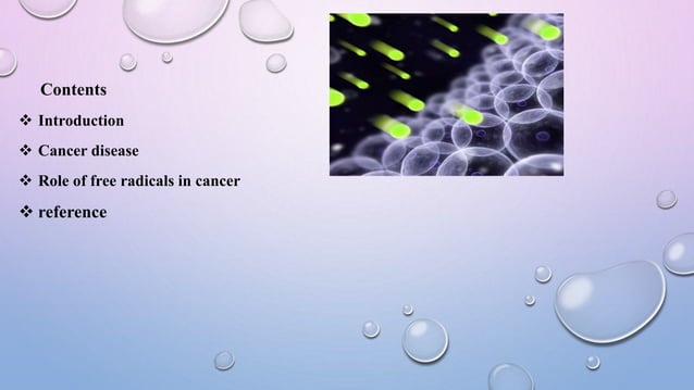 _Role_of_free_radicals_in_cancer M pharmacy Pharmacology | PPTX ...