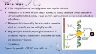 _Role_of_free_radicals_in_cancer M pharmacy Pharmacology | PPTX