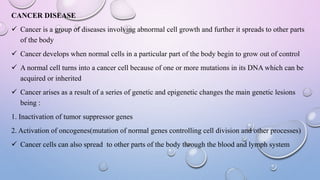 _Role_of_free_radicals_in_cancer M pharmacy Pharmacology | PPTX