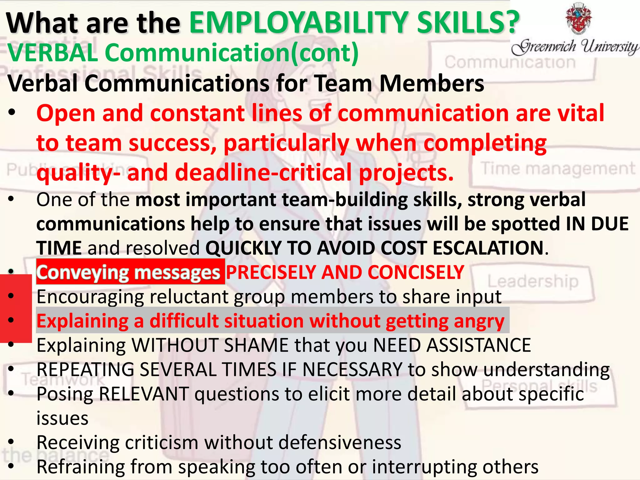 ABE LEVEL 4 FOUNDATION EMPLOYABILITY & SELF DEVELOPMENT Uesd session 07 ...