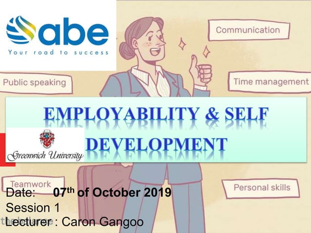 ABE LEVEL 4 FOUNDATION EMPLOYABILITY & SELF DEVELOPMENT Uesd session 07 ...